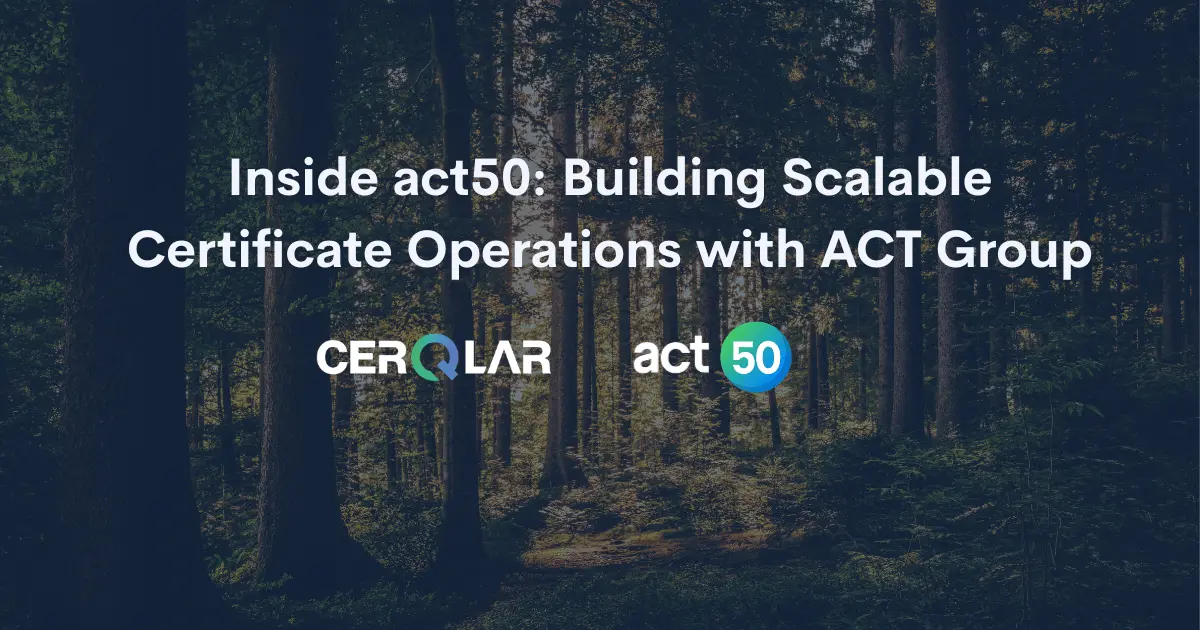 Inside act50: Scaling Energy Certificate Operations with ACT Group and ...